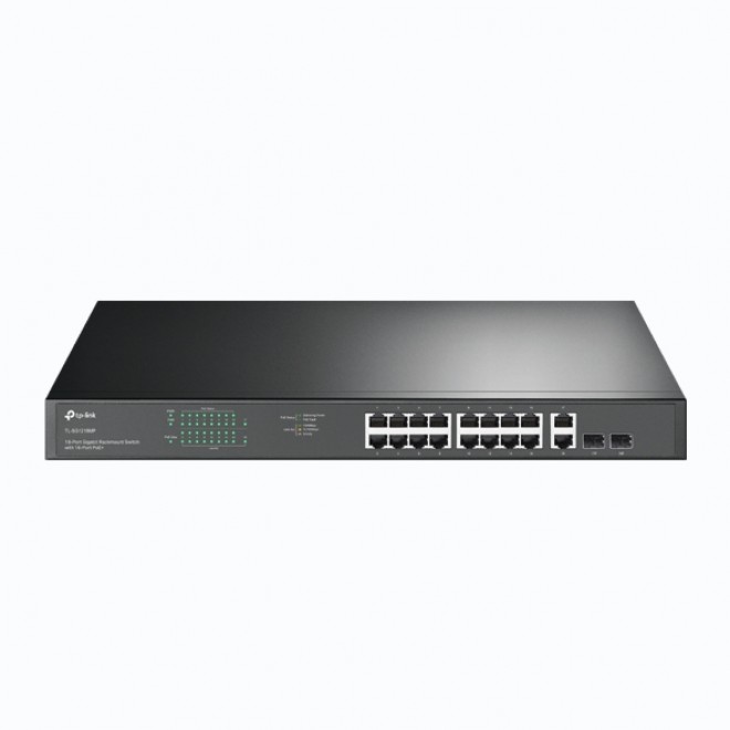 TP-Link TL-SG1218MP 18-Port Gigabit Rackmount Switch with PoE+