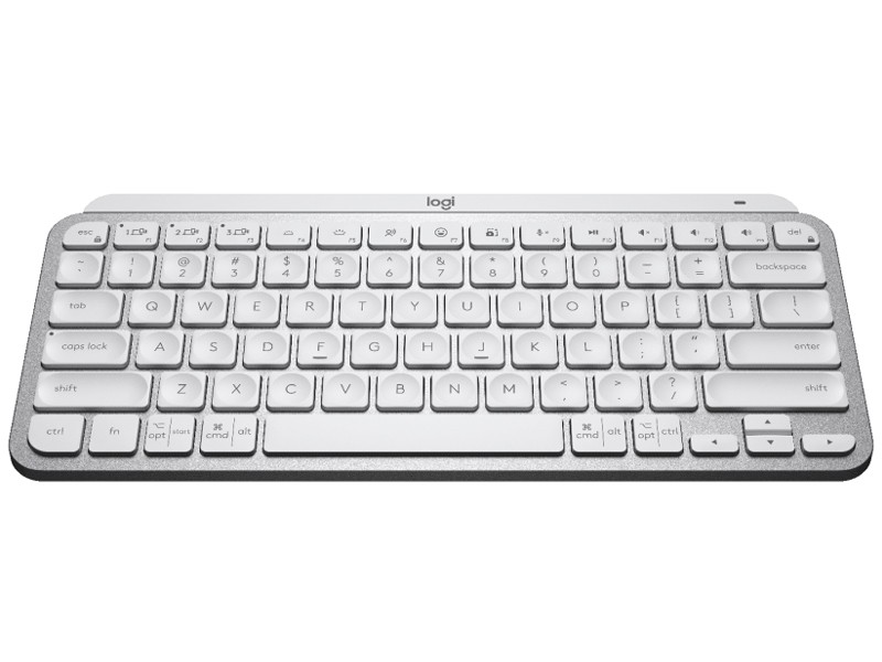 Logitech MX Keys Mini Pale Grey Minimalist Wireless Illuminated ...