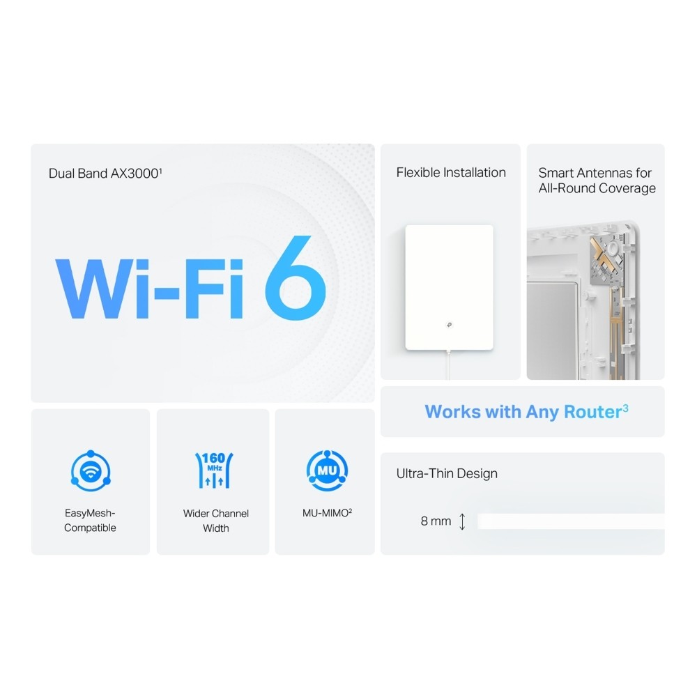 TP-Link Archer Air E5 AX3000 Dual-Band Wi-Fi 6 Air Range Extender