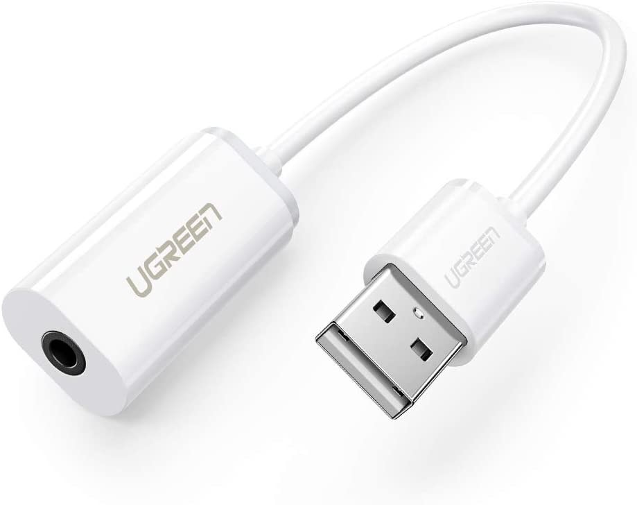 Ugreen 30712 USB 2.0 to 3.5mm AUX Sound Card TRRS