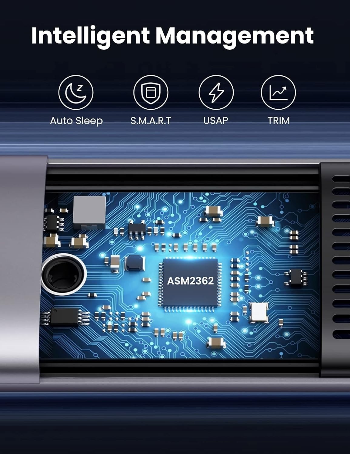 UGREEN 70532 Enclosure for M.2 PCI-E NVME SSD (10Gbps)