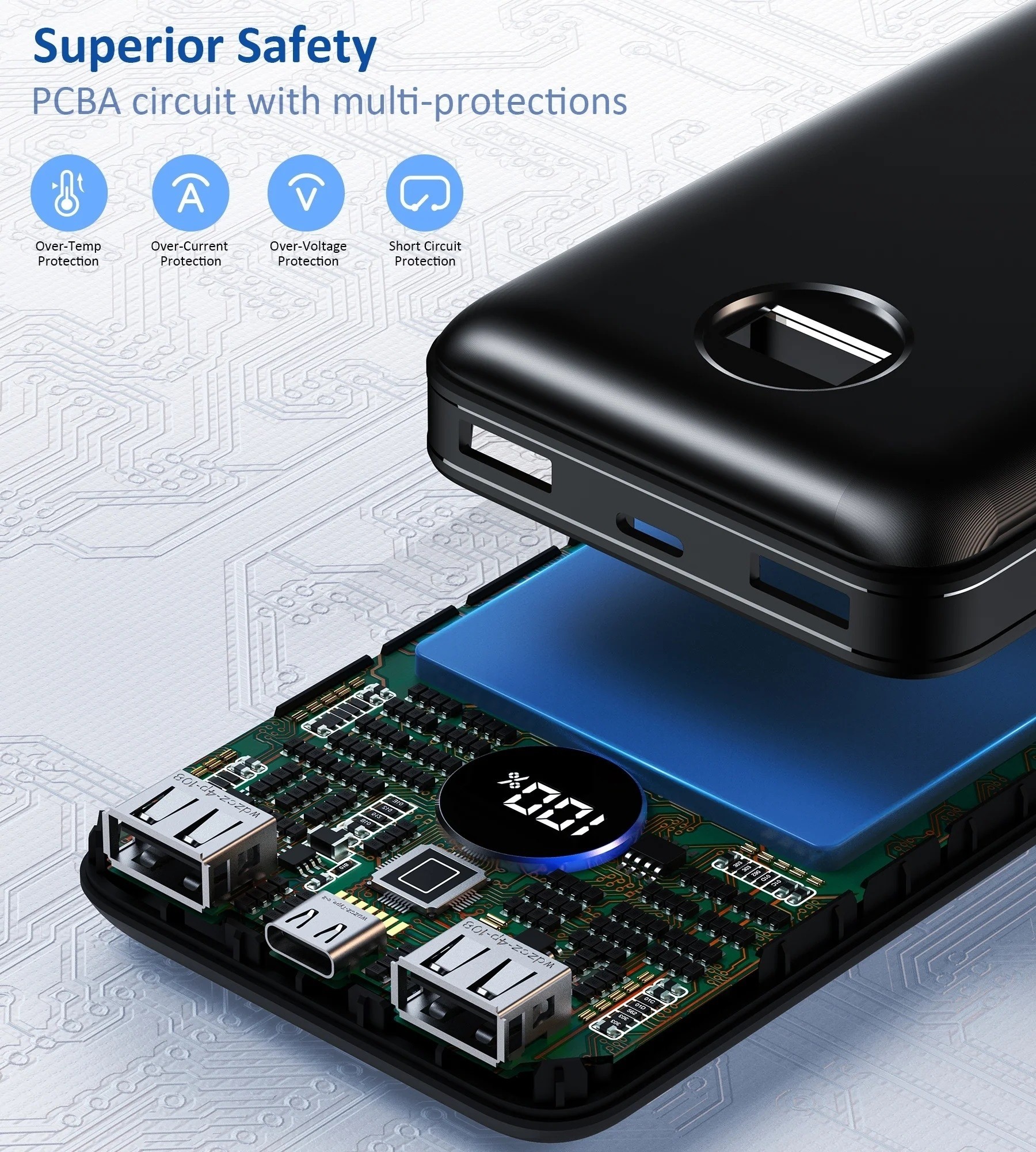 Choetech B653 PD45W 20000mAh Power Bank