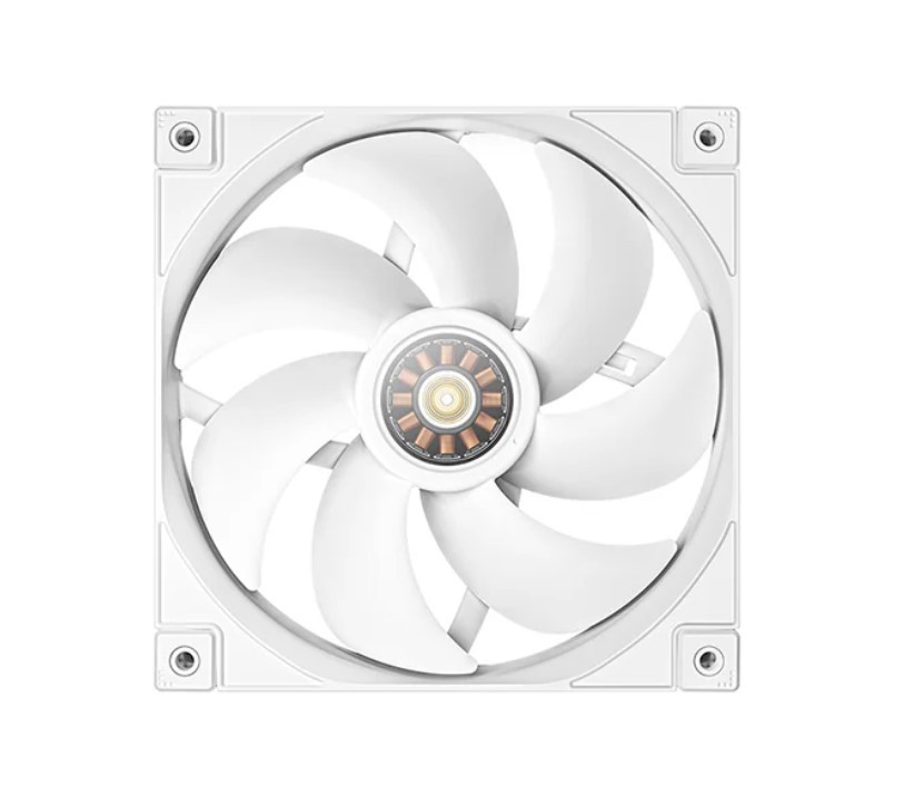 DeepCool FT14 White High-Performance Cooling 140mm Fans, Low Operation Noise, 4-Pin PWM, 500 ...