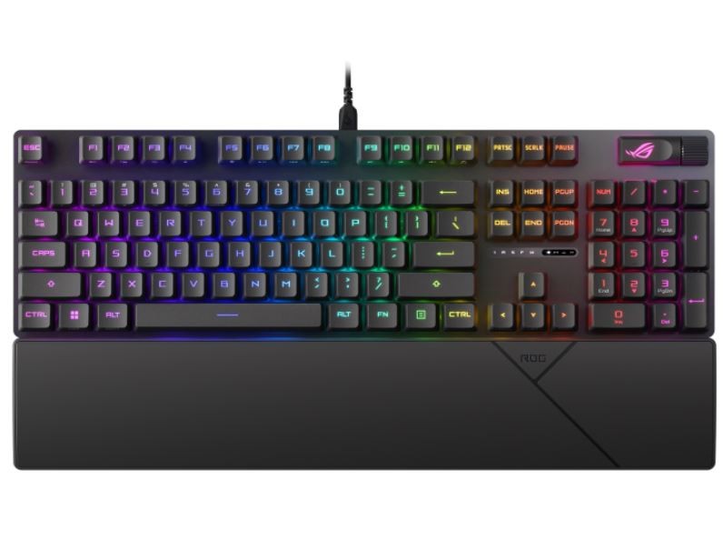 ASUS ROG STRIX SCOPE II RX Blue Switch Optical Gaming Keyboard,IP57 ...