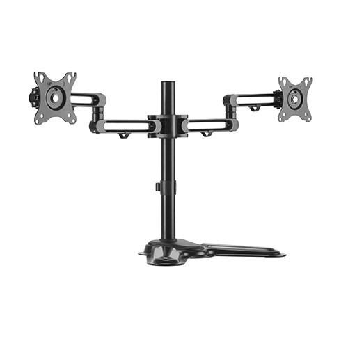 Brateck Dual Free Standing Monitor Premium Articulating Aluminum ...