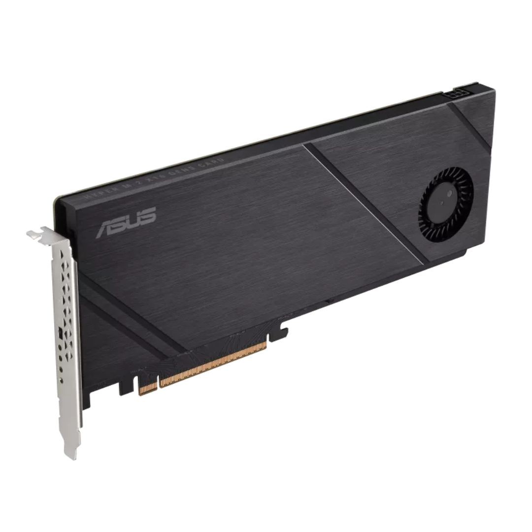 ASUS HYPER M.2 X16 GEN5 CARD (PCIe 5.0/4.0) Supports up to Ffour NVMe M ...