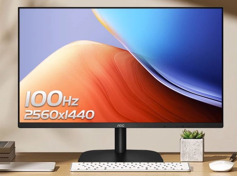 AOC 27' Q27B2S2 27' IPS 2K QHD 2560x1440, 4ms, 100Hz , IPS, ,Adaptive ...