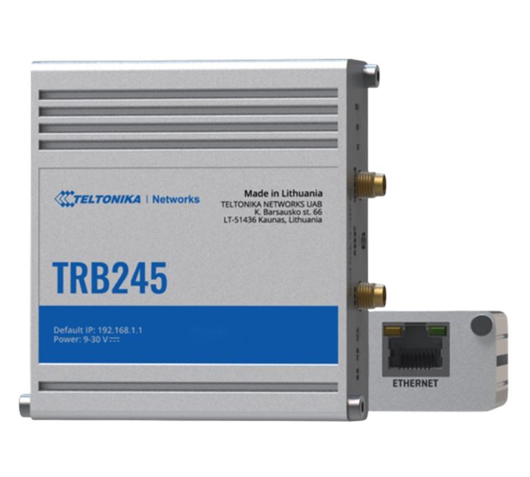Teltonika TRB245 - Small and durable industrial LTE Cat 4 Gateway