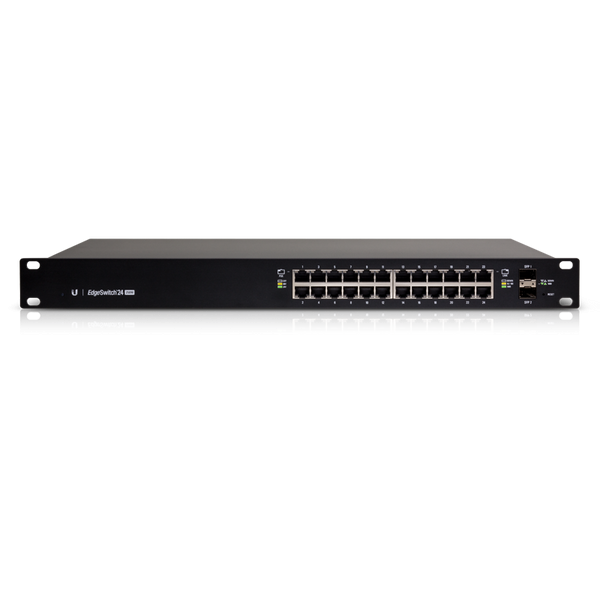 Ubiquiti EdgeSwitch 24 - 24-Port Managed PoE+ Gigabit Switch, 2 SFP ...