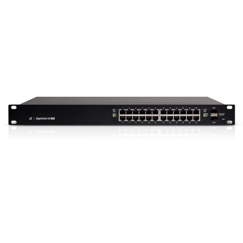 Ubiquiti EdgeSwitch 24 - 24-Port Managed PoE+ Gigabit Switch, 2 SFP ...