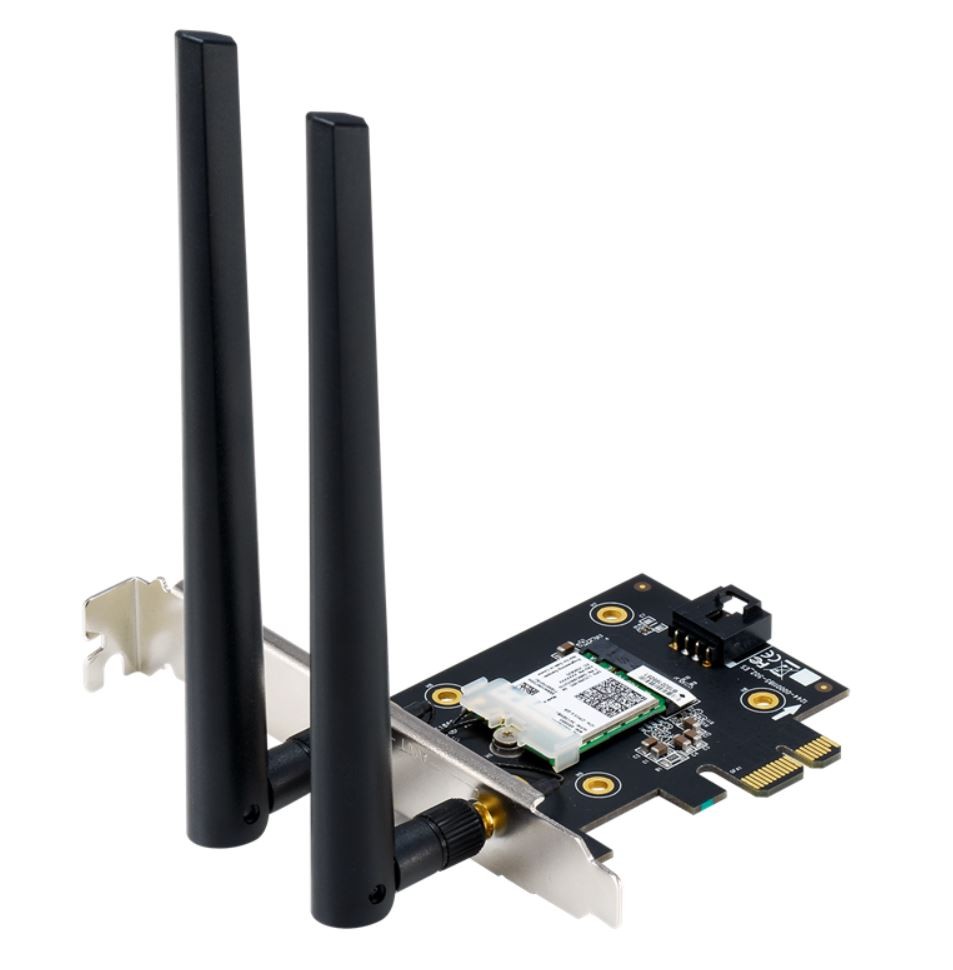 ASUS PCE-AX3000 Retail AX3000 Dual Band PCI-E WiFi 6 (802.11ax) Adapter ...