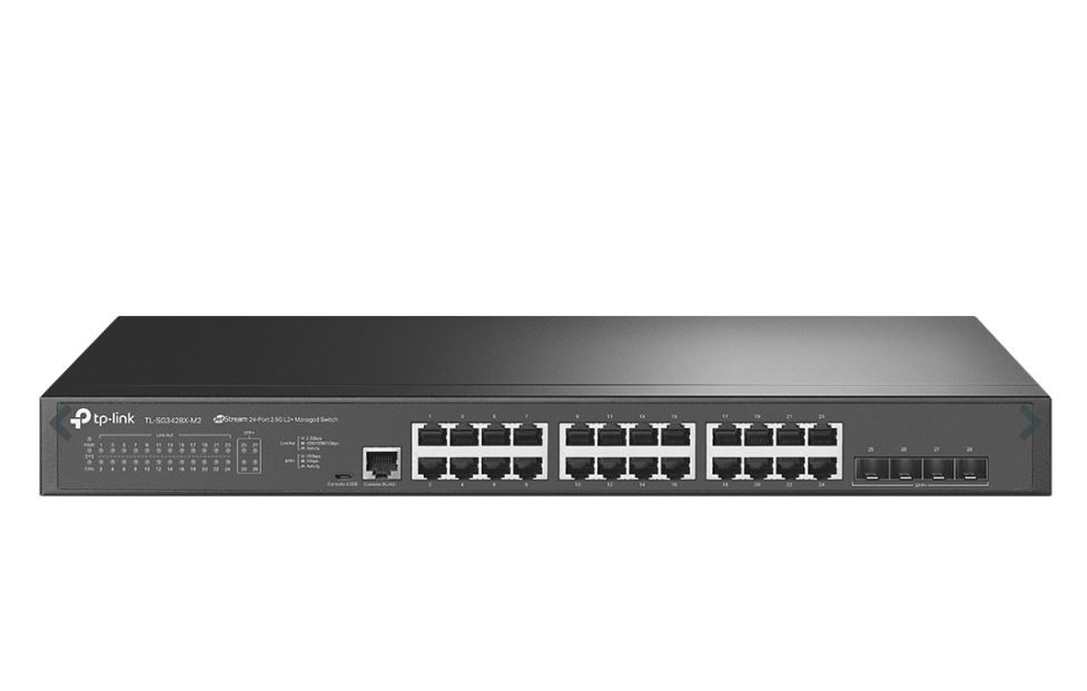 TP-Link TL-SG3428X-M2 JetStream 24-Port 2.5G Managed Switch w/ 4 10GE ...